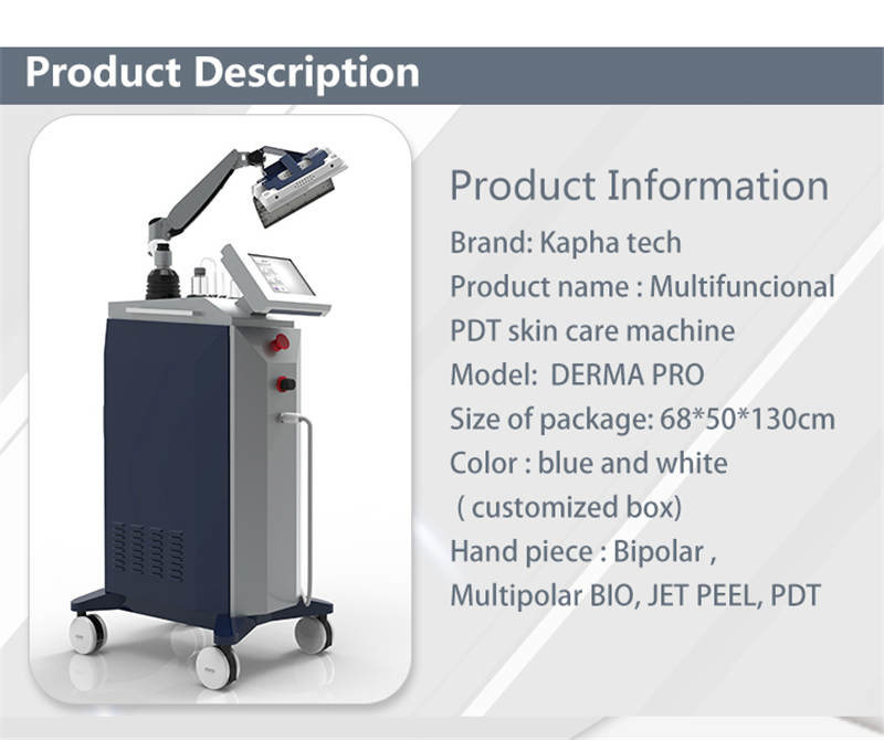 7 Color Pdt Led Machine , 650W Facial Skin Care Equipment No Downtime ...