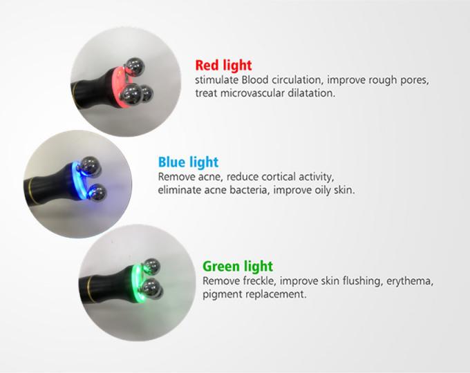 LED Light Therapy Face Lift Radio Frequency Machine S M L Handles