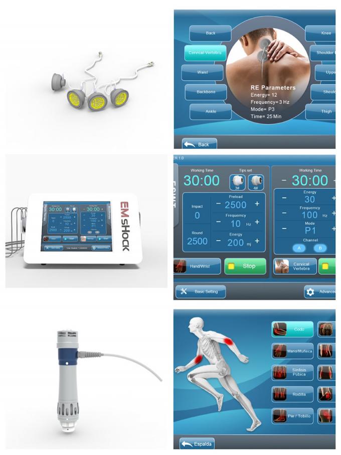 30HZ EMS Shockwave Therapy Machine For Plantar Fasciitis