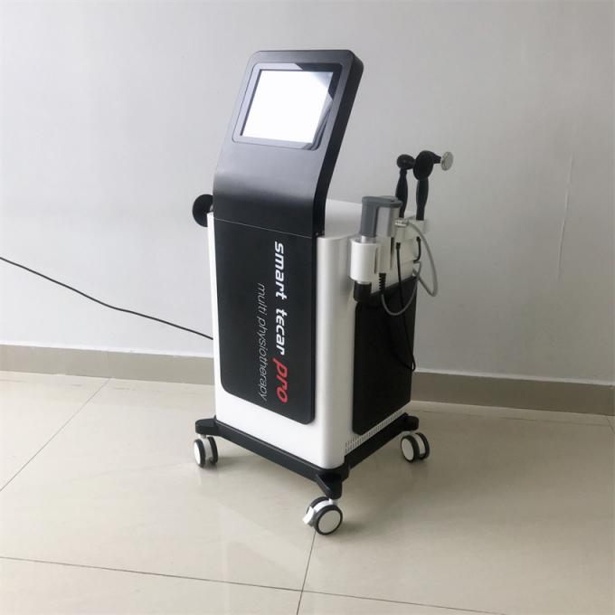 Diathermy Tecar Shockwave Therapy Device With Resistive Handle